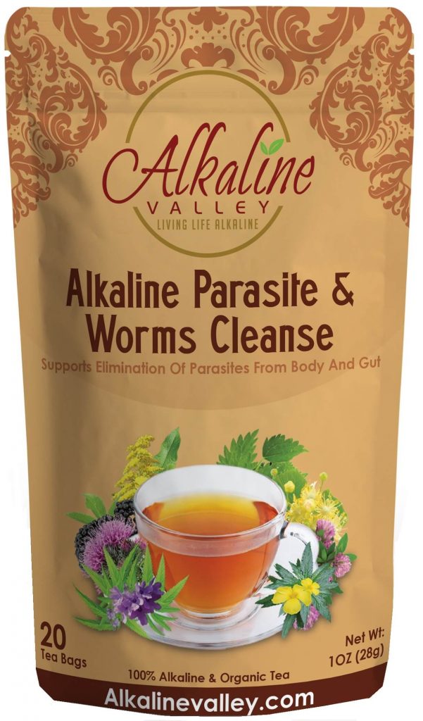 Alkaline Parasites And Worms Cleanse Tea (20 Tea Bags) | Alkaine Valley